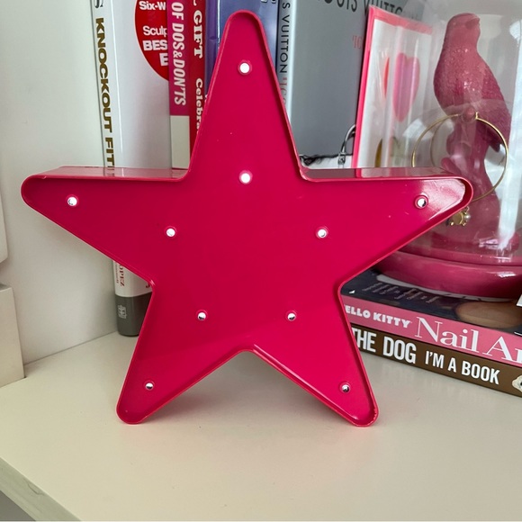 Target | Accents | Target Fuchsia Pink Star Marquee Light Up | Poshmark